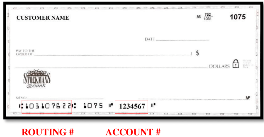 Routing Number | Cattlemens Bank